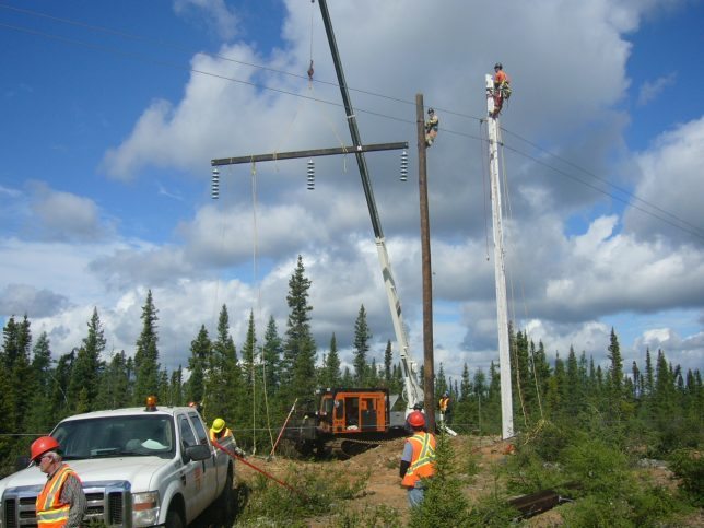 Hydro-Quebec- Transport lines in Schefferville | Électro Saguenay